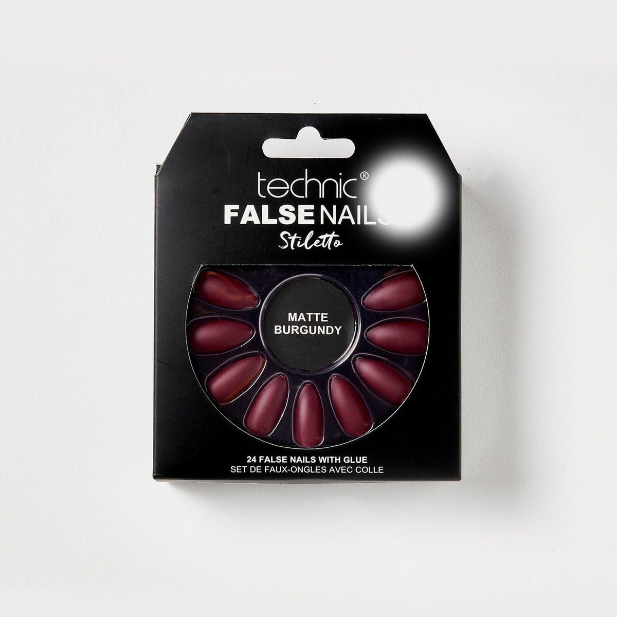 Technic False Nails - Stiletto Matte Burgundy – Technic Cosmetics