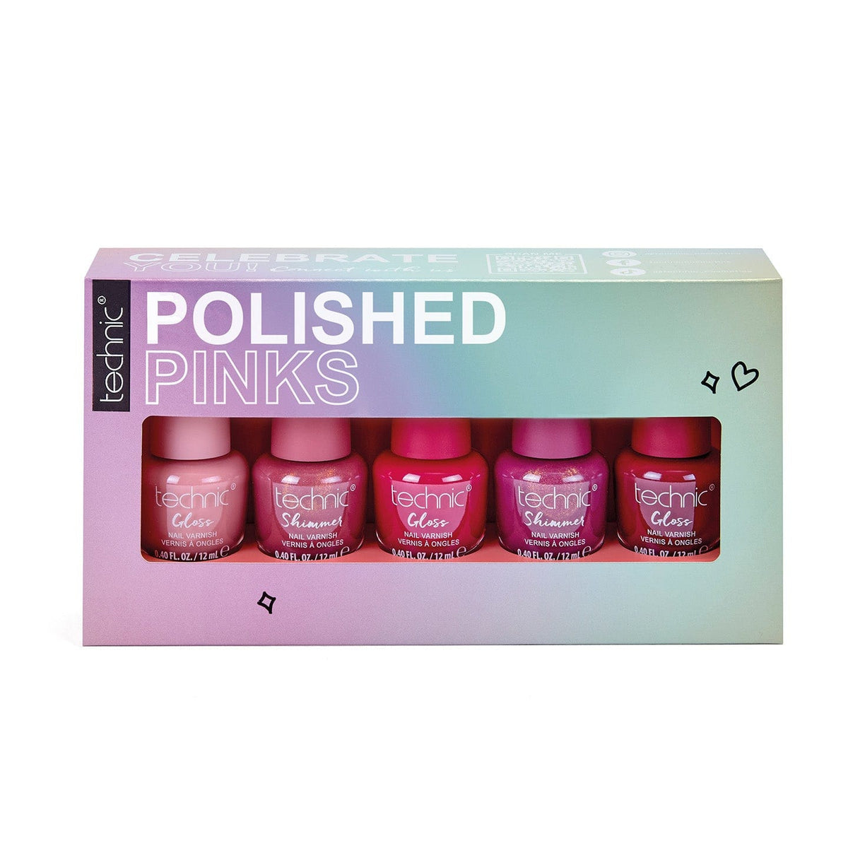 Technic Polished Pinks Nails Set – Technic Cosmetics